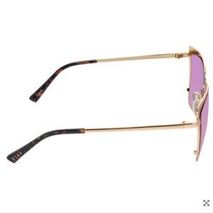 Diff Eyewear | Accessories | Diff Grace Sunglasses Gold Pink Mirror ...